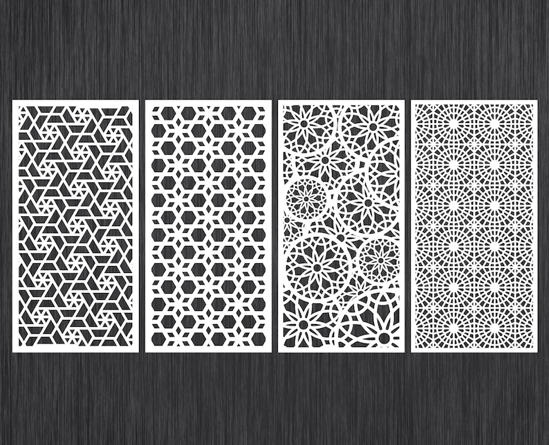 Сollection of 22 Panels With Arabic Moroccan Pattern, Interroom ...