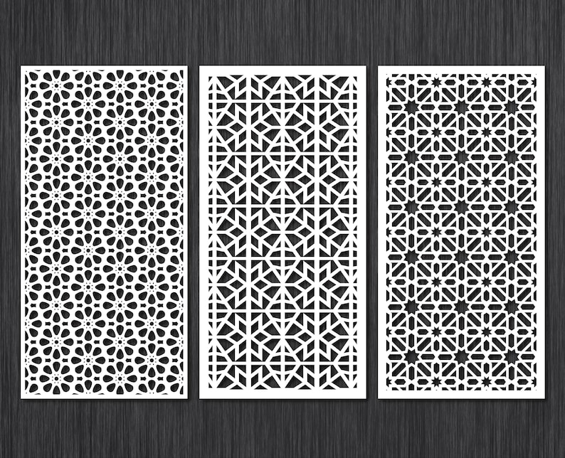 Decorative Wood Panel With Arabic Pattern, Wall Decor, Moroccan ...