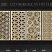 Сollection of 22 Panels With Arabic Moroccan Pattern, Interroom ...