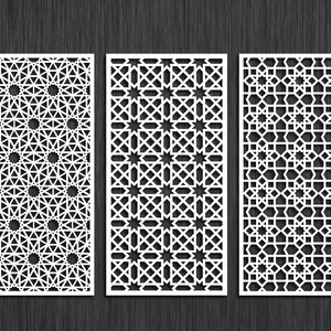 Moroccan-inspired Decorative Wooden Panel | Intricate Arabic Patterns ...