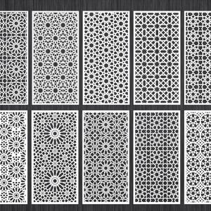 Сollection of 22 Panels With Arabic Moroccan Pattern, Interroom ...