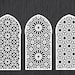 Decorative Wood Panel With Arabic Pattern, Wall Decor, Moroccan ...