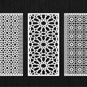 Decorative Wooden Panel With Intricate Arabic Patterns – Moroccan ...