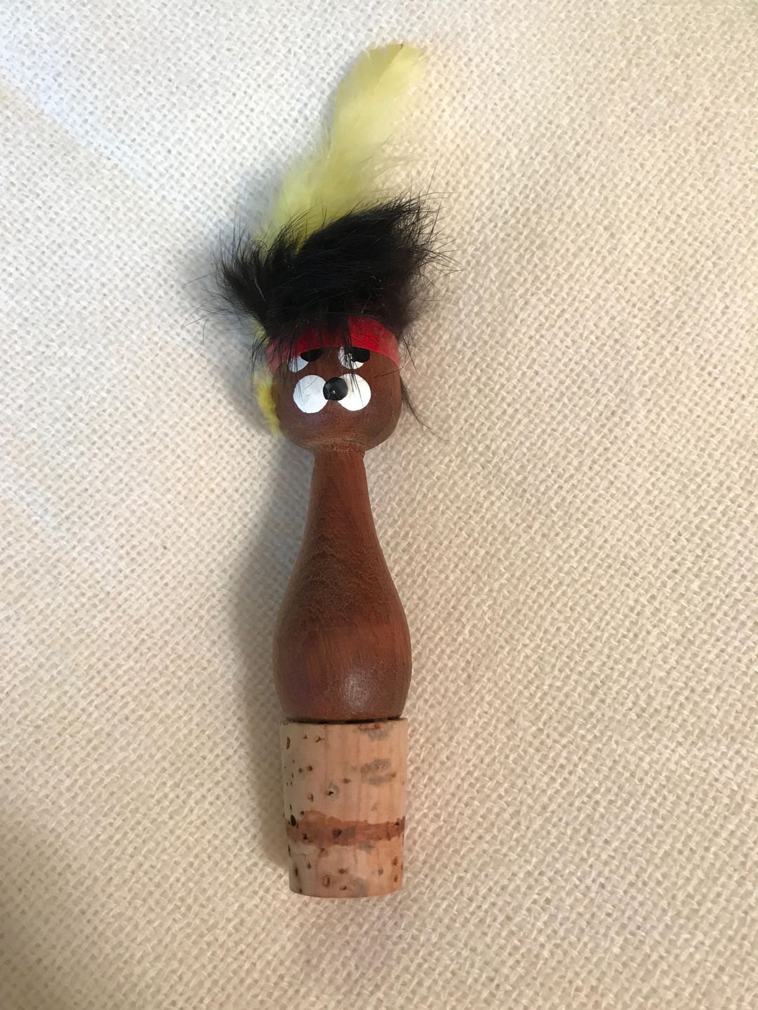 Antique Carved German Bottle Stopper Cute Animal Head With - Etsy