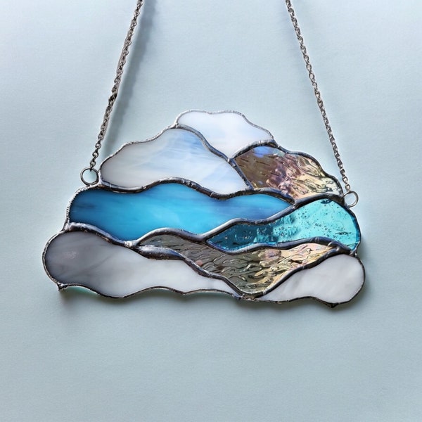 Stained Glass Cloud - Etsy
