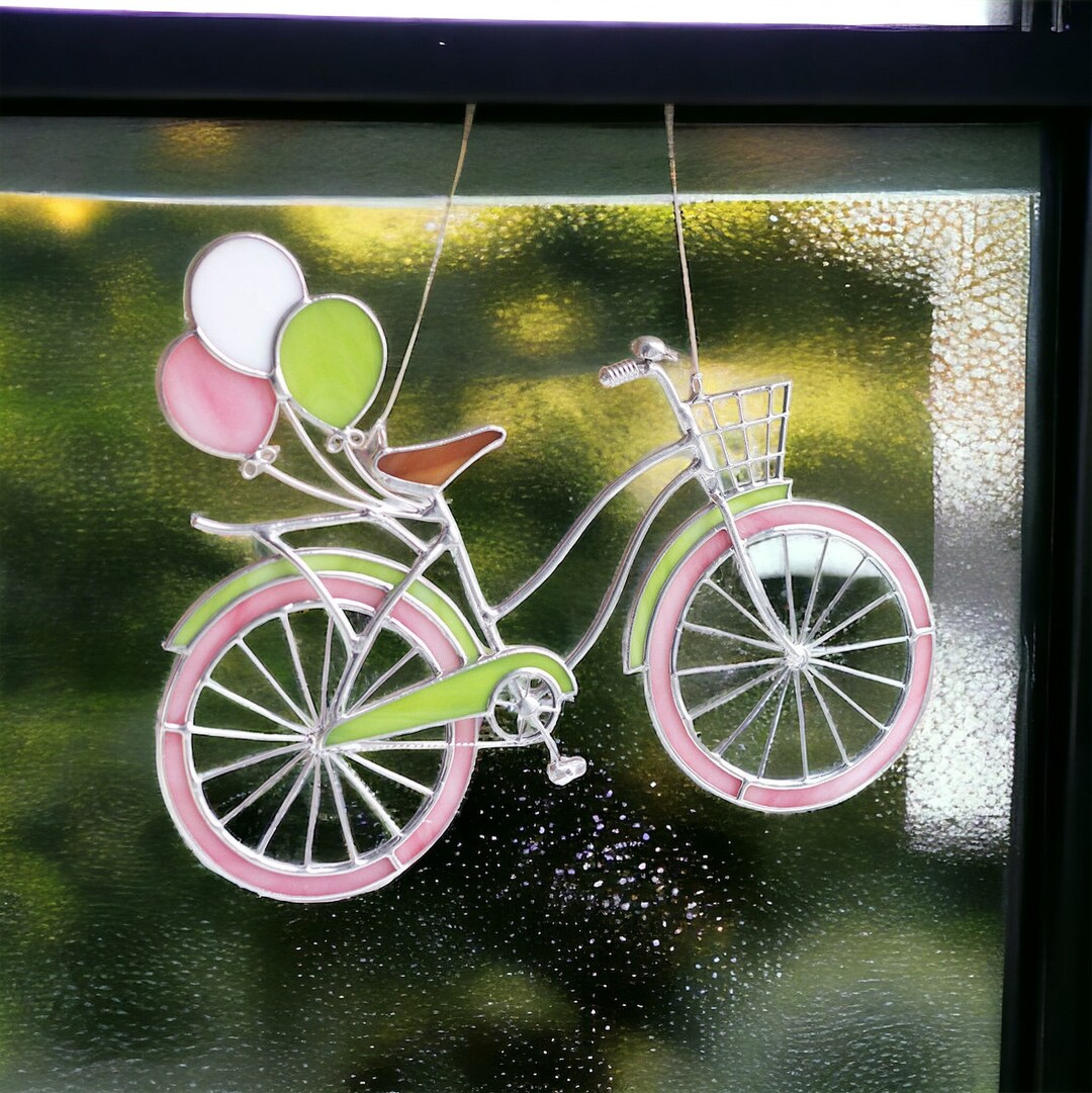 Bike Suncatcher Road Bike Sun Catcher Bicycle Window Hangings Bike ...