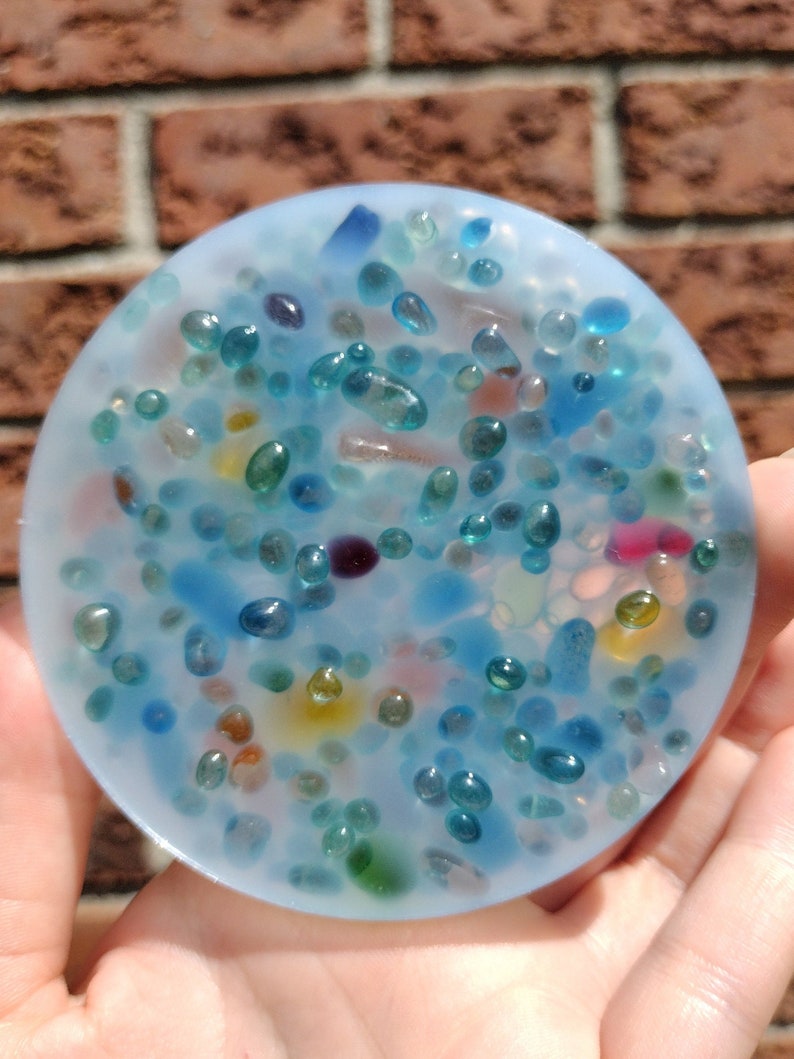 Glass Stone Picky Pad Anxiety Solution, Skin Picking Alternative - Etsy