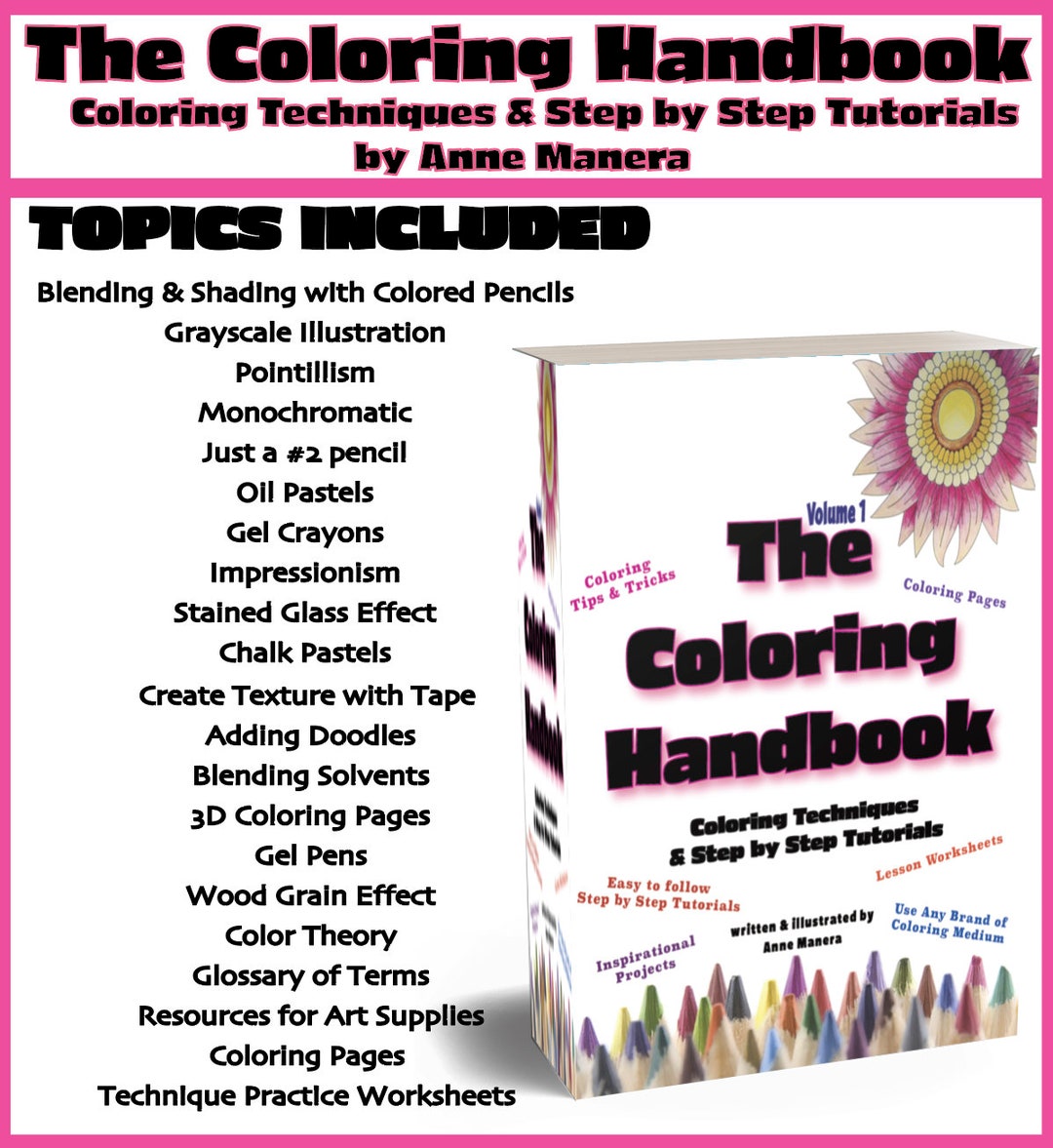 The Coloring Handbook Coloring Techniques & Step by Step Tutorials ...