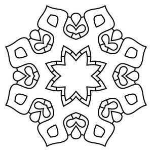 Mandala Beauty Volume 1 Coloring Book Illustrated by Anne Manerainstant ...