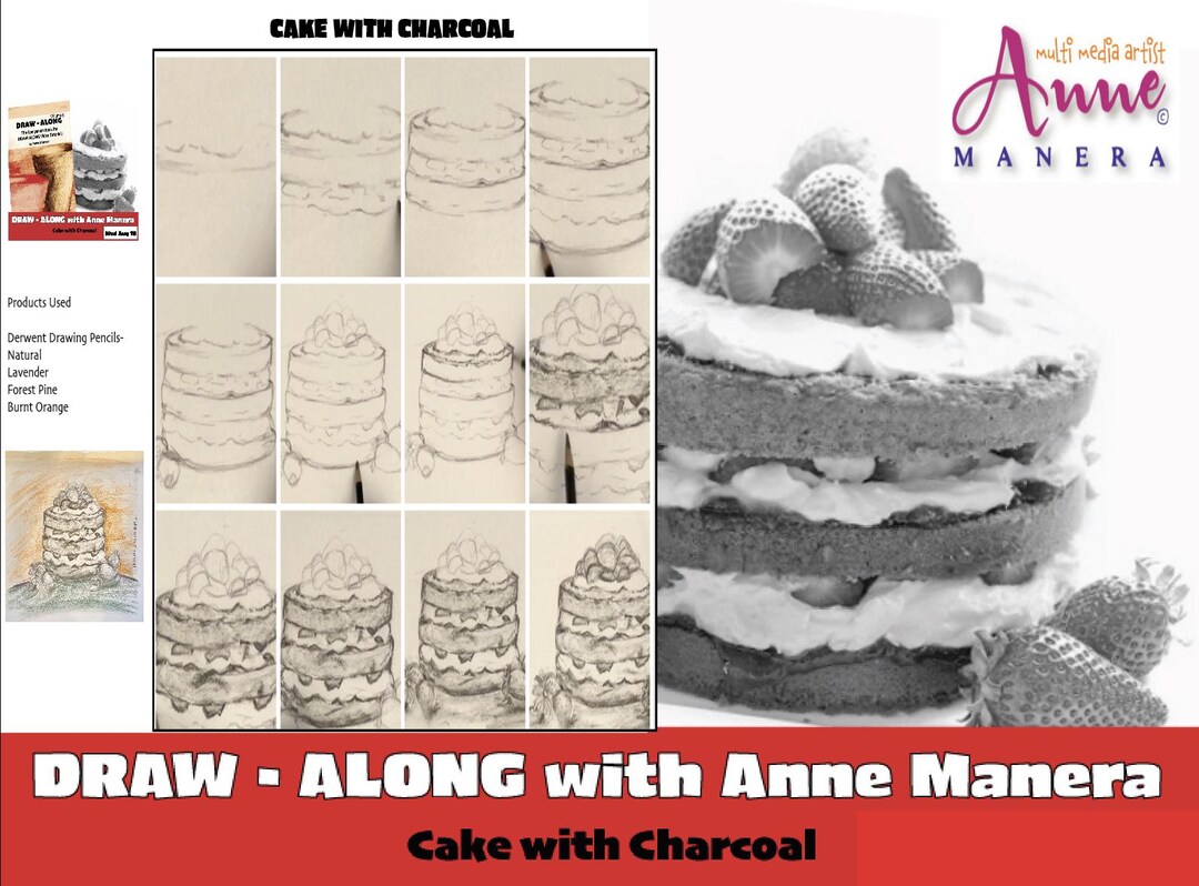 Strawberry Shortcake Draw Along Video Tutorial ON DEMAND VIDEO With ...