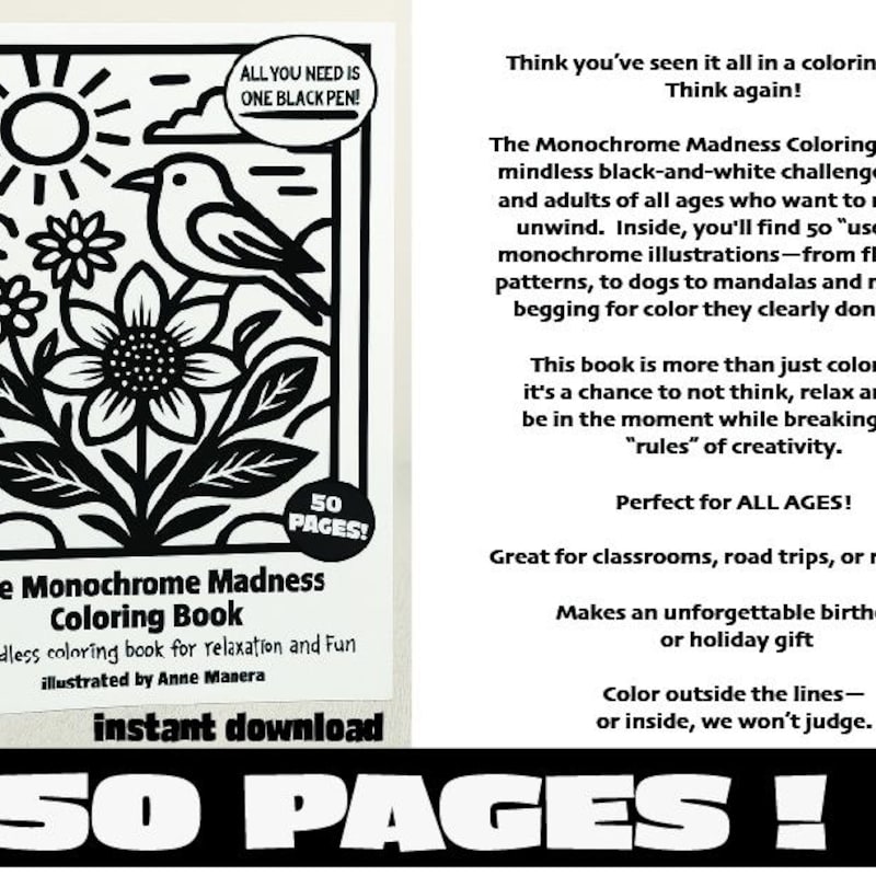 Coloring Pages - Etsy