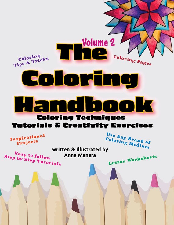 The Coloring Handbook Coloring Techniques & Step by Step | Etsy