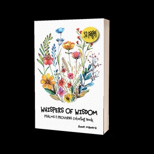 Whispers of Wisdom Psalms & Proverbs Coloring Book by Anne Manera ...