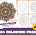 Mandala Beauty Volume 1 Coloring Book Illustrated by Anne Manerainstant ...