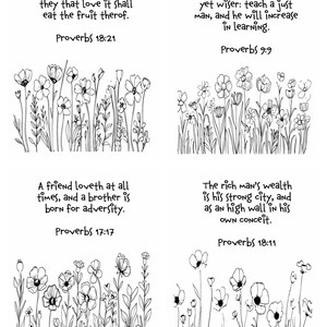 Coloring the Word Proverbs Coloring Book King James Version by Anne ...
