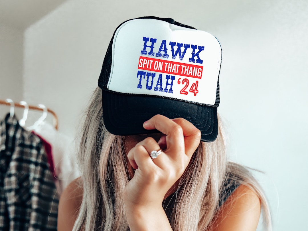 Hawk Tuah Spit on That Thang Trucker Hat Hawk Tuah 2024 Trucker Hat Hawk Tuah 24 Hat Funny Viral ...