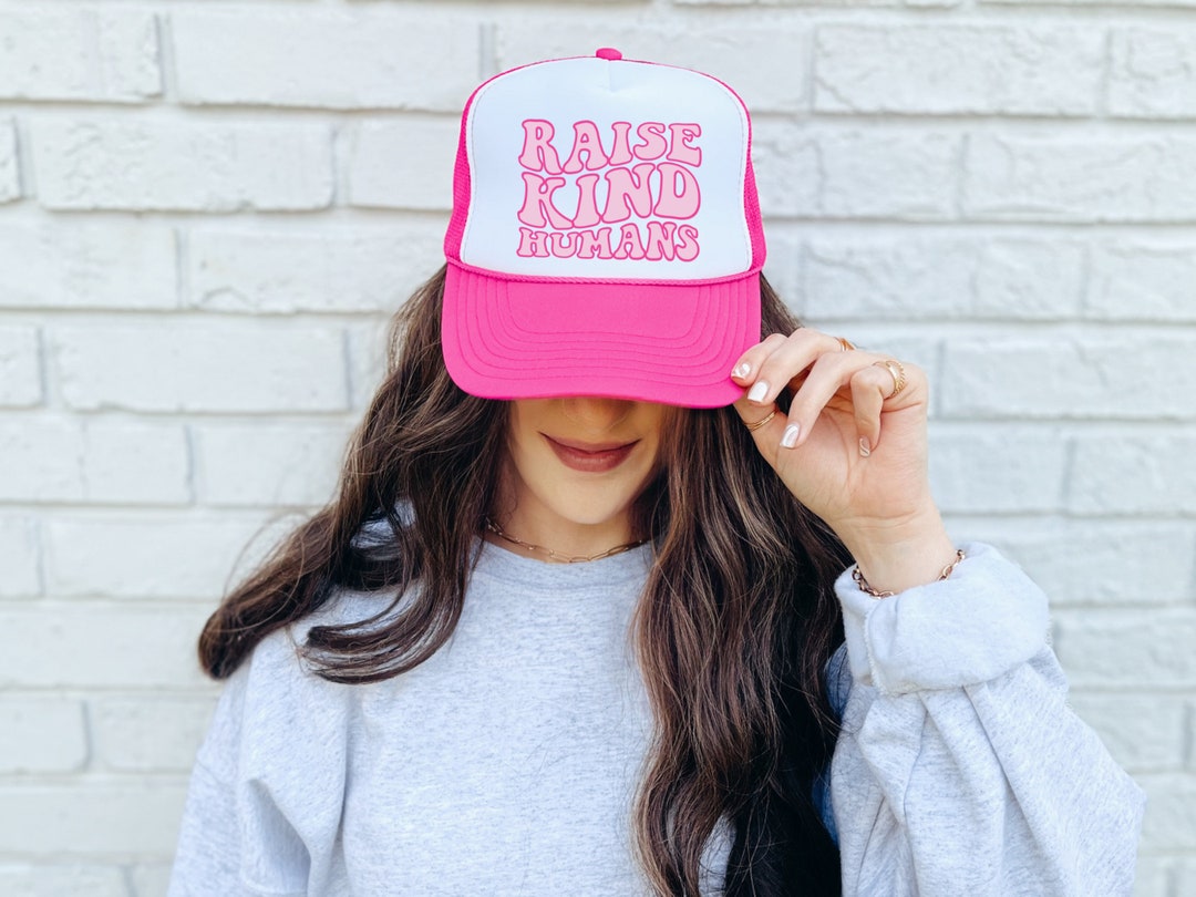 Raise Kind Humans Trucker Hat Mama Trucker Hat Cool Moms Club Trucker ...