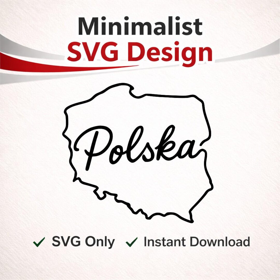 Poland SVG | Poland Map SVG | Polish Map SVG | Polska Svg| Minimalist ...