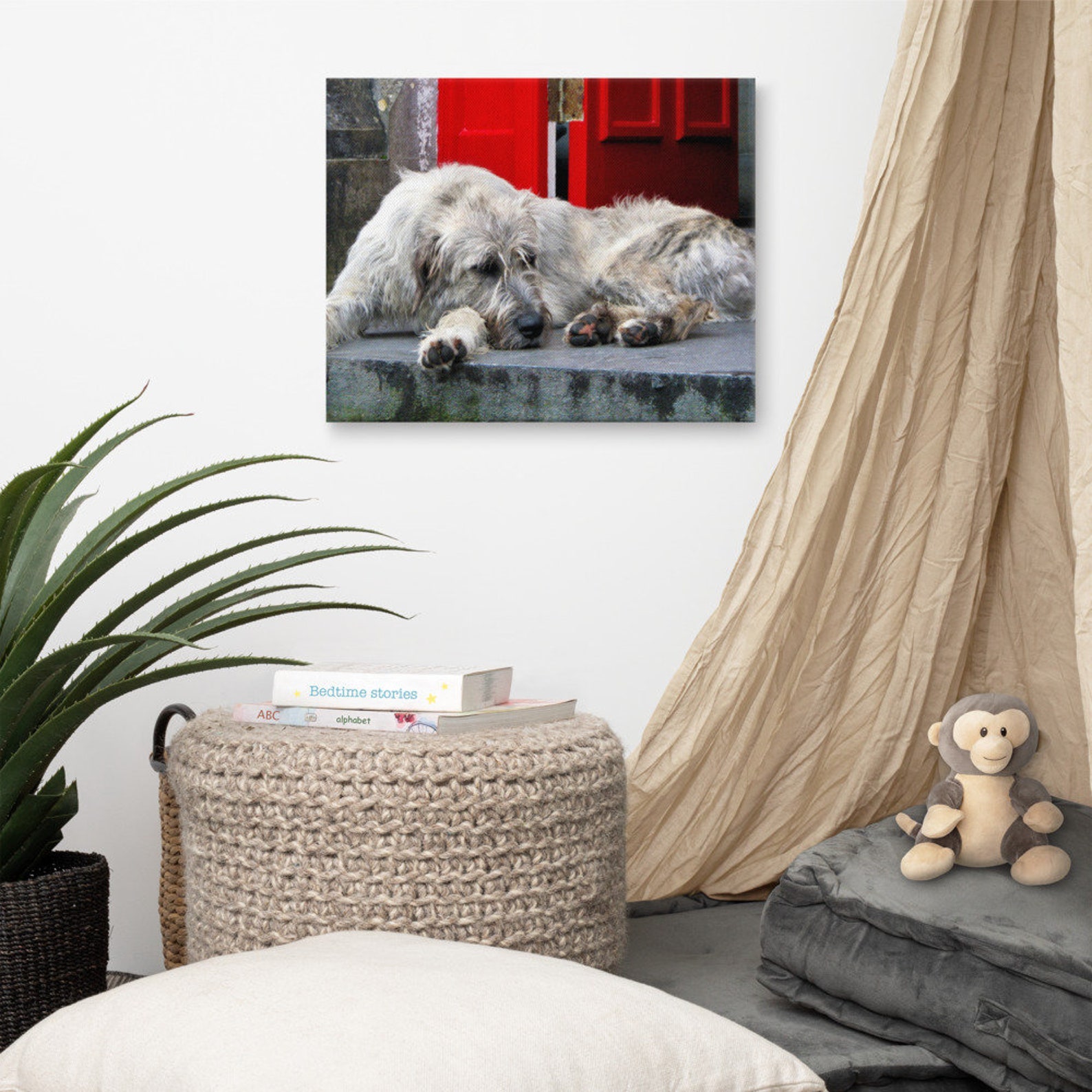 IRISH Wolfhound, Ballyseede Castle, Tralee , Co. Kerry, IRELAND Photo ...