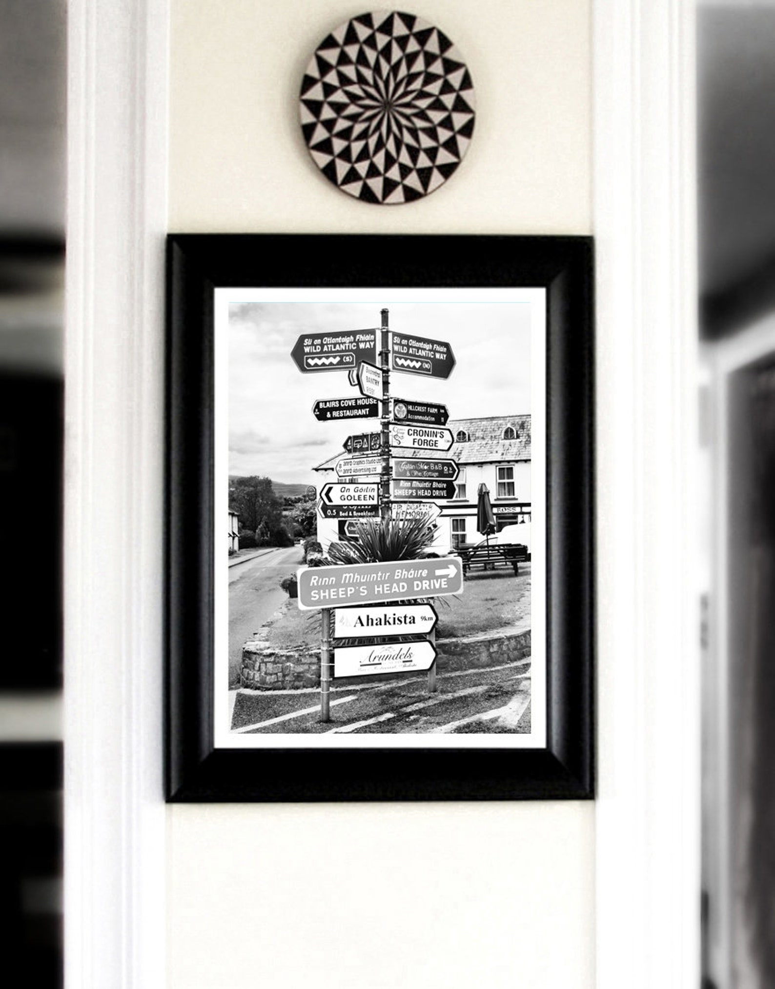 Crazy Irish Road Signs Durrus Co. CORK IRELAND Canvas - Etsy