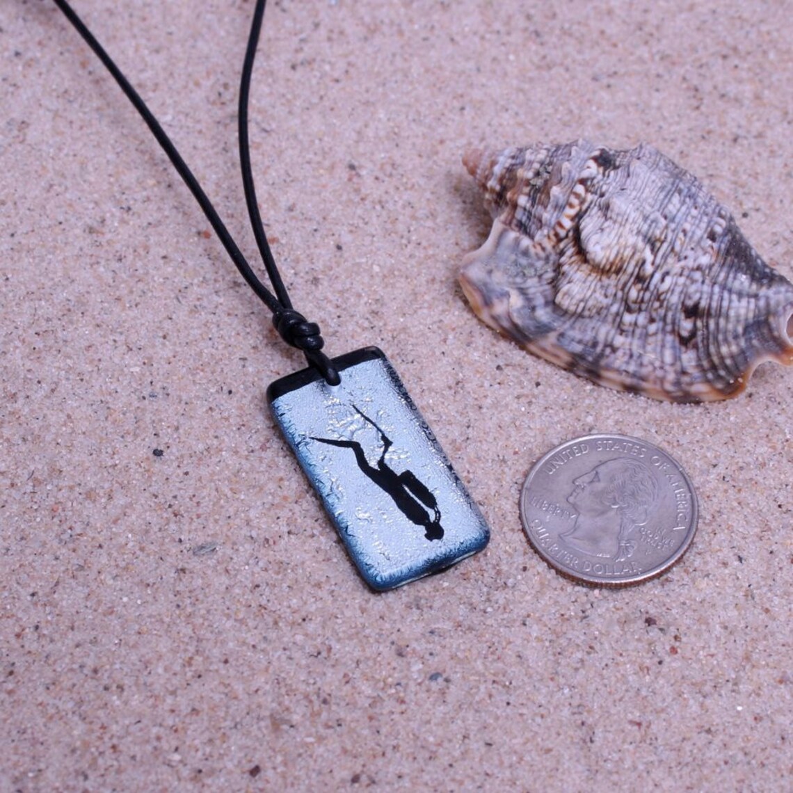 Diver Necklace Pendant Scuba Diving Jewelry Gift Dive Gear - Etsy