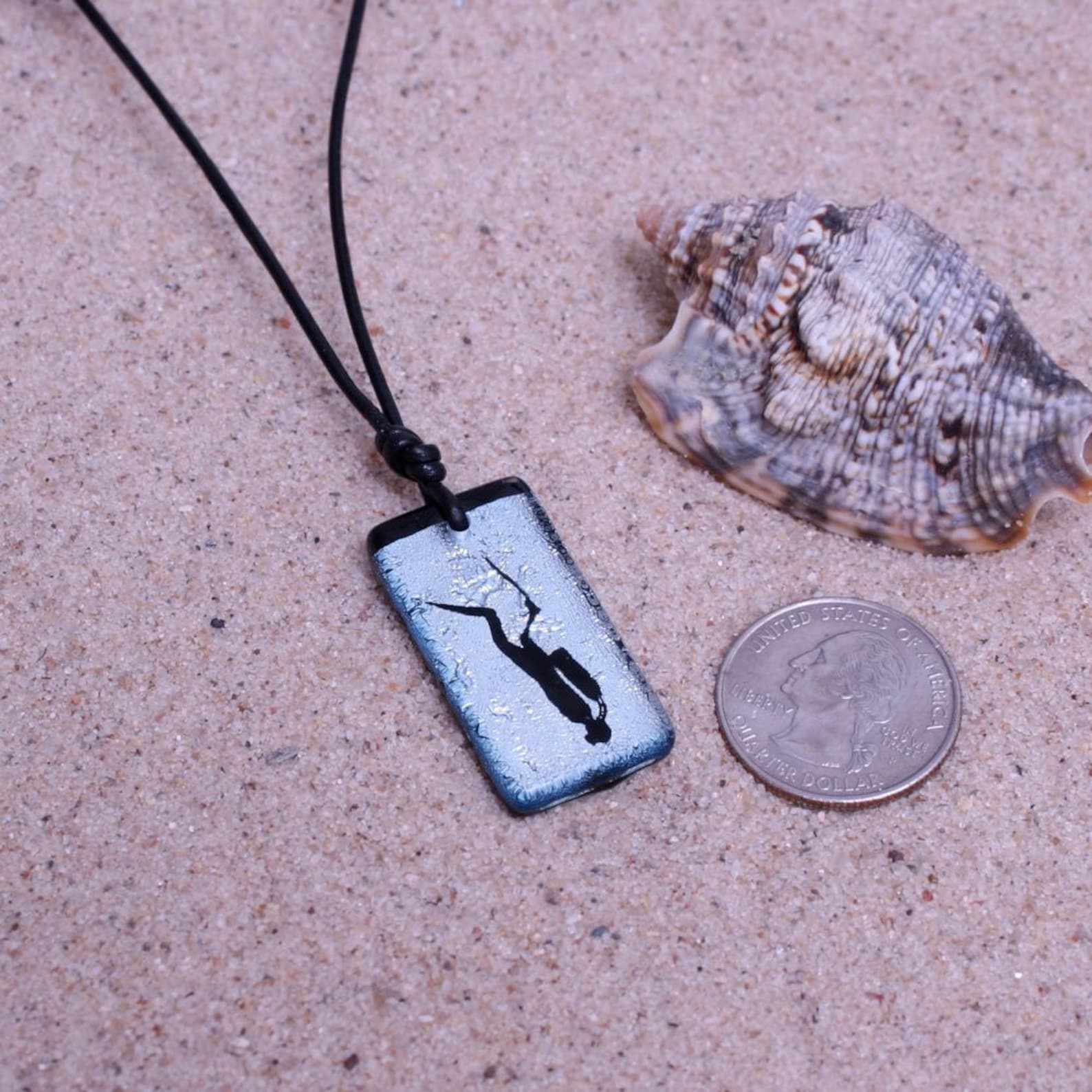 Diver Necklace Pendant Scuba Diving Jewelry Gift Dive Gear - Etsy