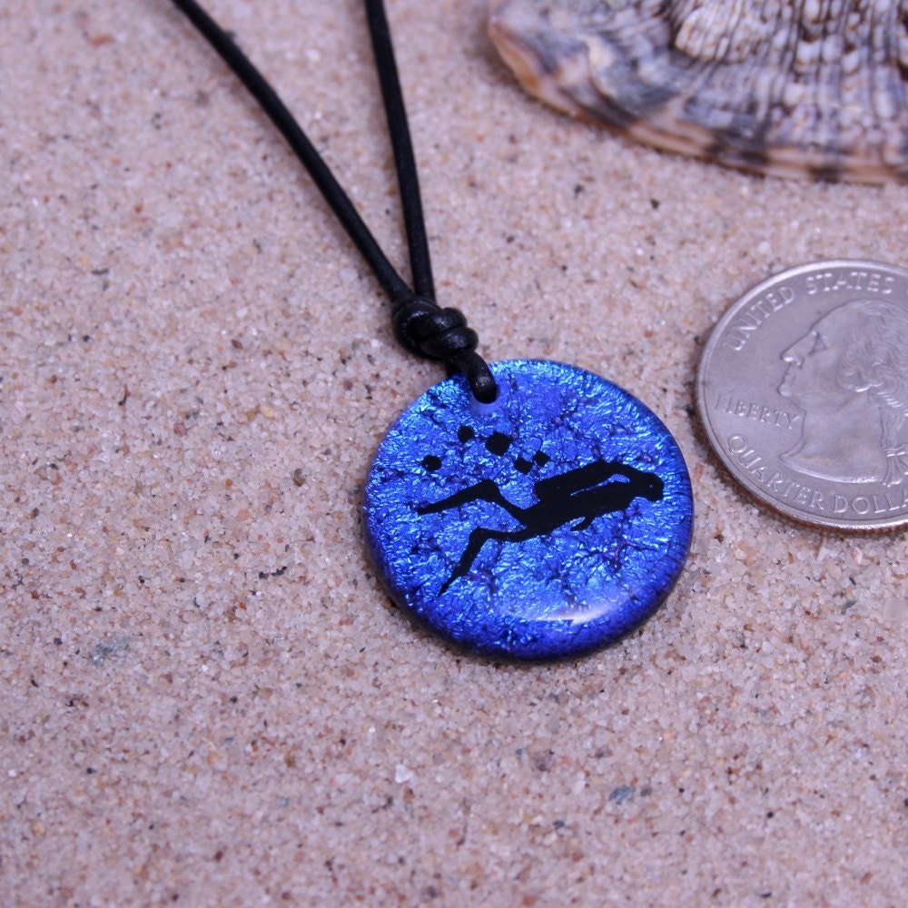 Scuba Diving Diver Necklace Designed by Zulasurfing - Etsy