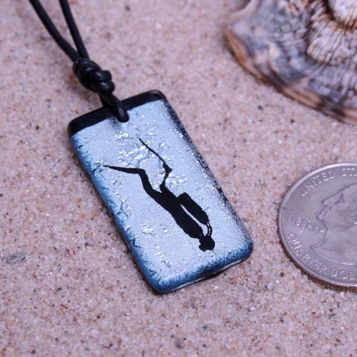 Diver Necklace Pendant Scuba Diving Jewelry Gift Dive Gear - Etsy