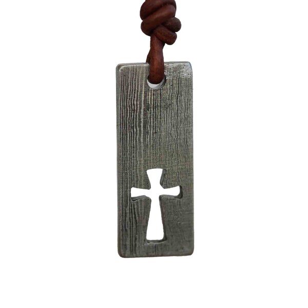 Damascus Cross Necklace - Etsy