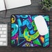 Graffiti Deskmat Desk Mat Aesthetic Custom Mouse Pad Desk Decor ...