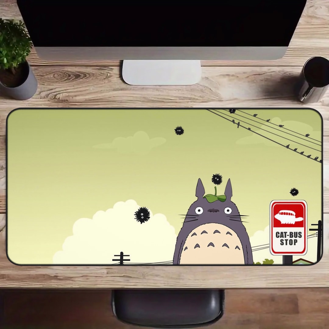 Desk Mat My Neighbor Totoro Ghibli Mousepad Studio Ghibli Decor Anime ...