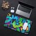 Graffiti Deskmat Desk Mat Aesthetic Custom Mouse Pad Desk Decor ...