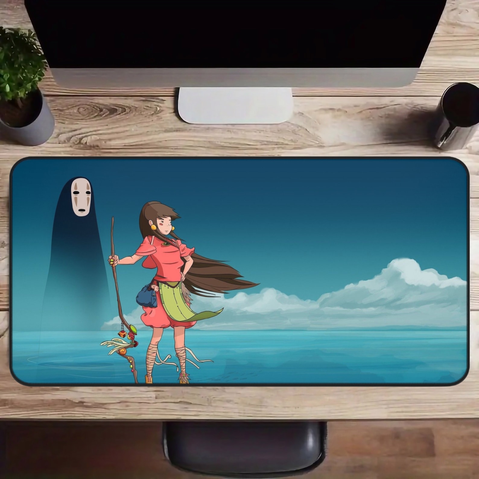 Spirited Away Desk Mat Studio Ghibli Mousepad Anime Mouse Pad Studio ...