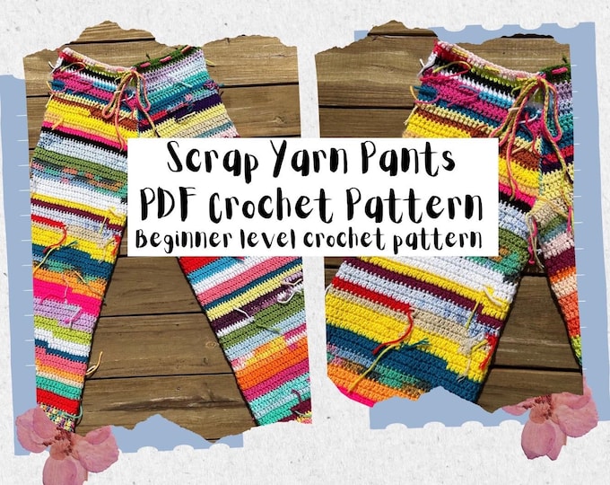 Sally Stripes Crochet Pants Pattern - Etsy Canada