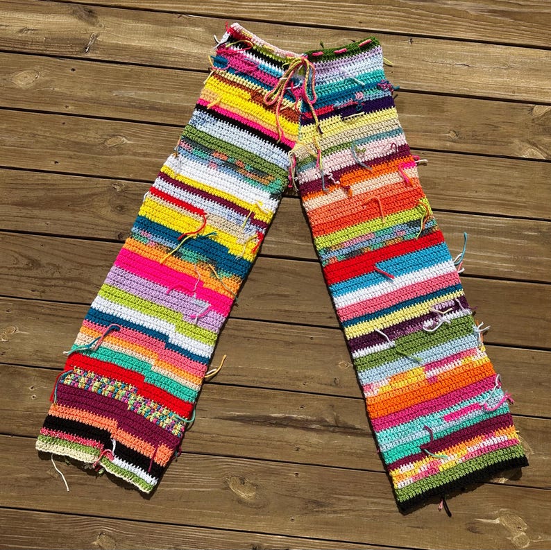 Beginner Crochet Pants Pattern: Made-to-measure, Over-sized ...