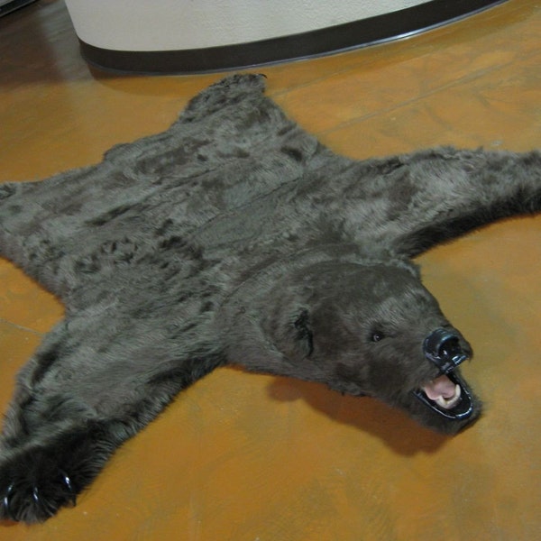 Faux Bearskin Rug - Etsy