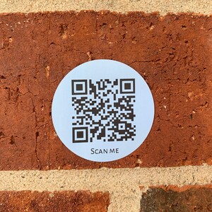 Custom 2” QR Code Stickers, QR Labels for Packaging, Parties ...