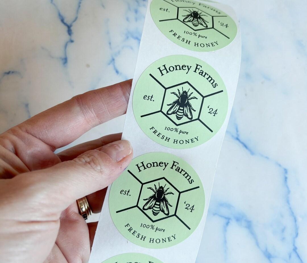 Custom Honey Logo Stickers, Sticker Pack, Honey Stickers, Small ...