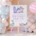 Editable Puppy Pawty Birthday Welcome Sign, Let's Pawty Sign, Puppy ...