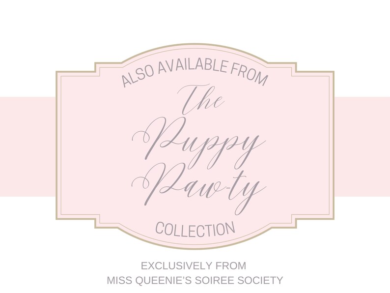 Puppy Pawty Birthday Invitation Let's Pawty Birthday Invite Girls Puppy ...