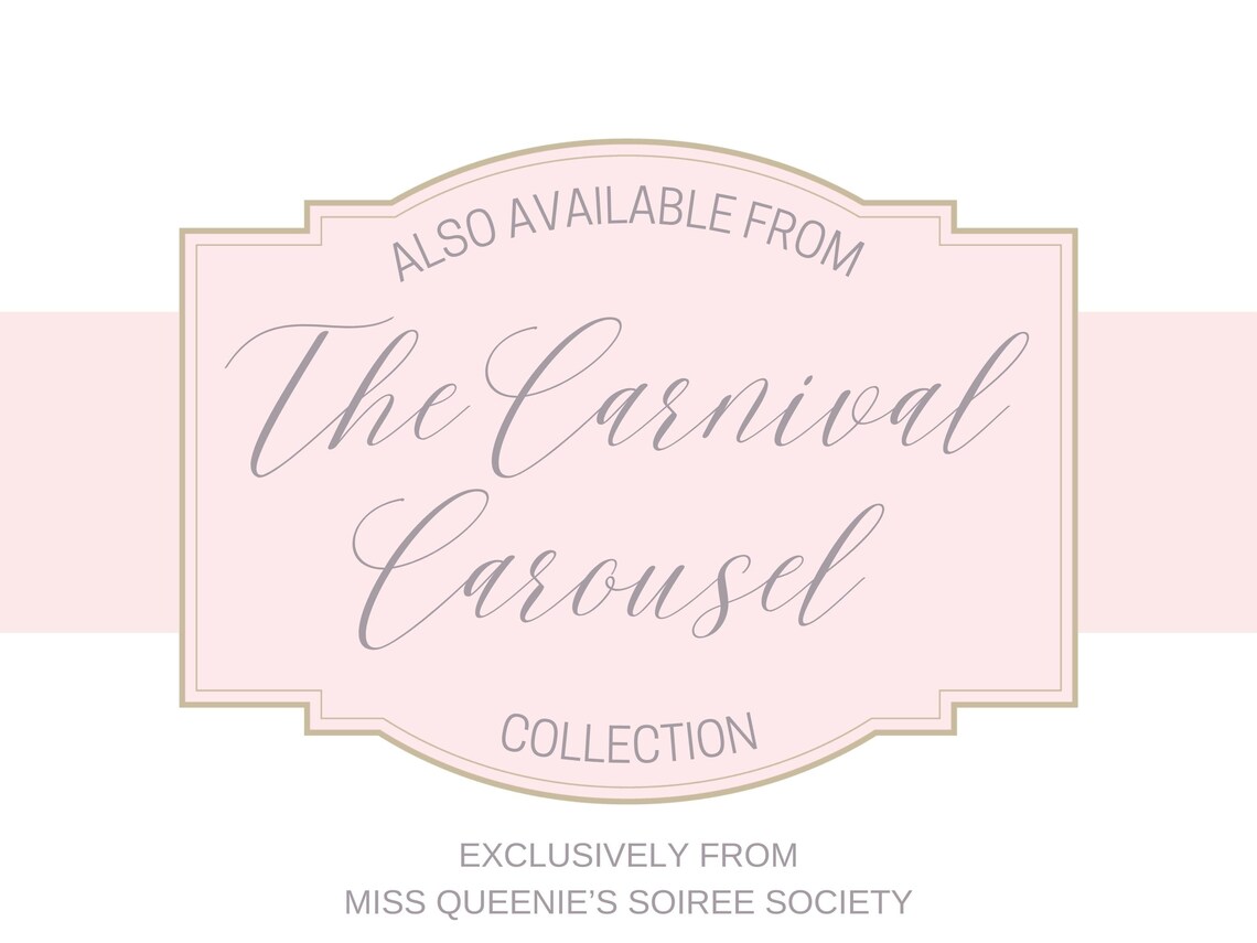 Editable Carnival Carousel Welcome Sign, Carnival Carousel Sign, Pink ...