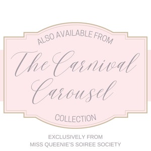 Editable Carnival Carousel Welcome Sign, Carnival Carousel Sign, Pink ...