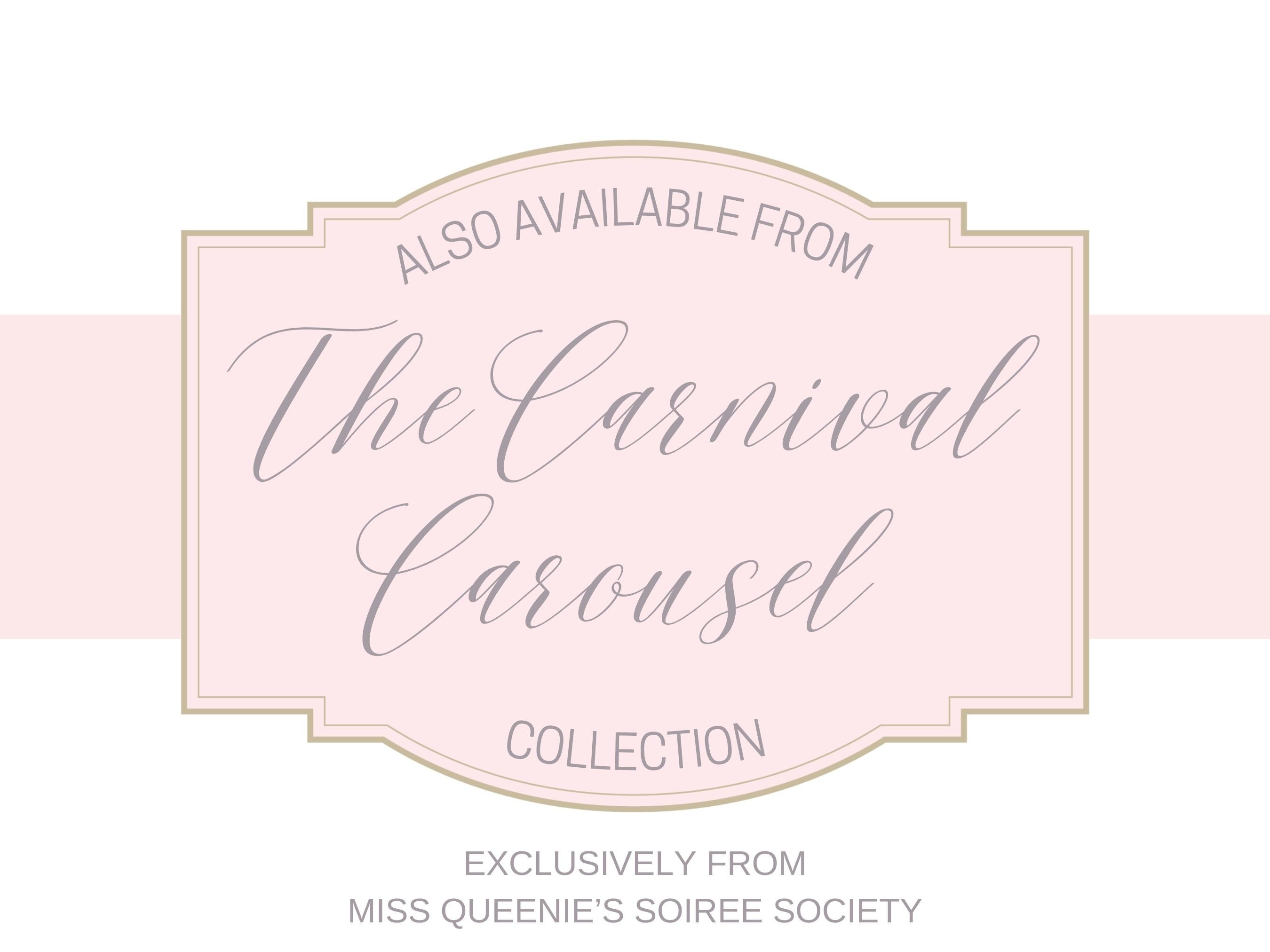 Editable Carnival Carousel Welcome Sign, Carnival Carousel Sign, Pink ...