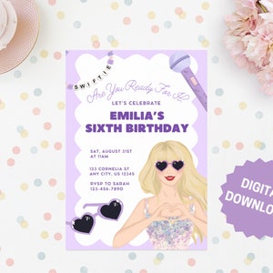 Editable Taylor Swift Birthday Welcome Sign, Swiftie Sign, Eras Tour ...