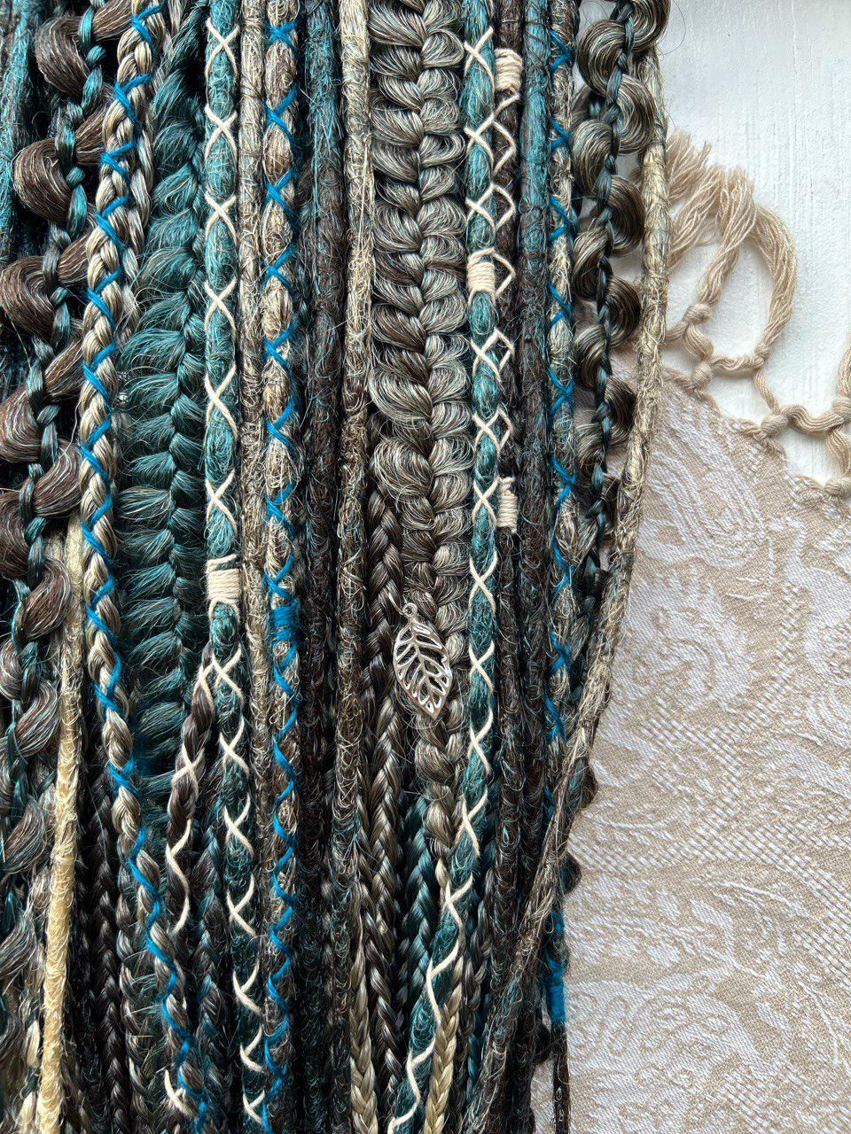 Boho Dreadlocks Set, Full Set Dreadlocks and Braids, Braids and ...