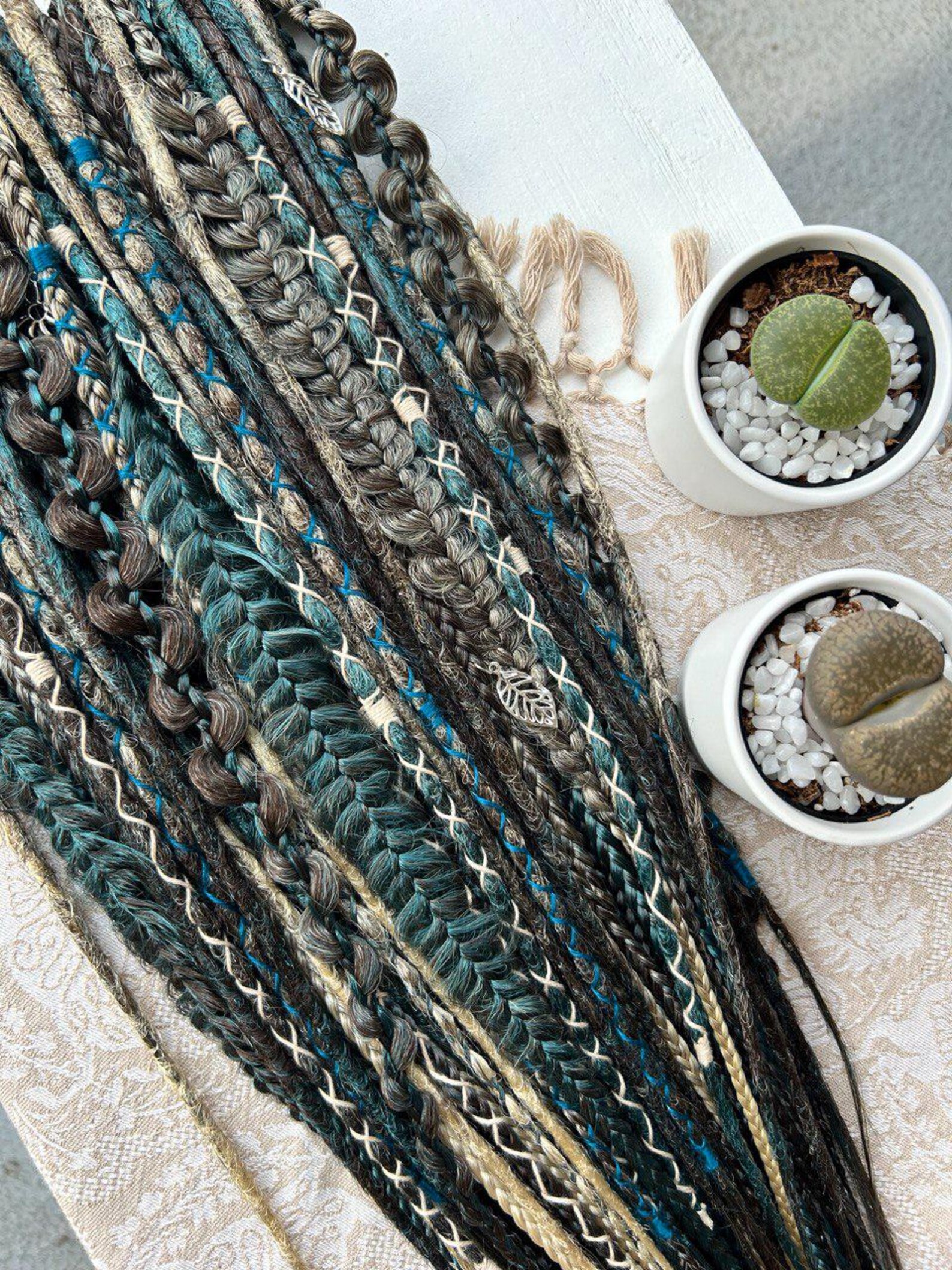 Boho Dreadlocks Set, Full Set Dreadlocks and Braids, Braids and ...