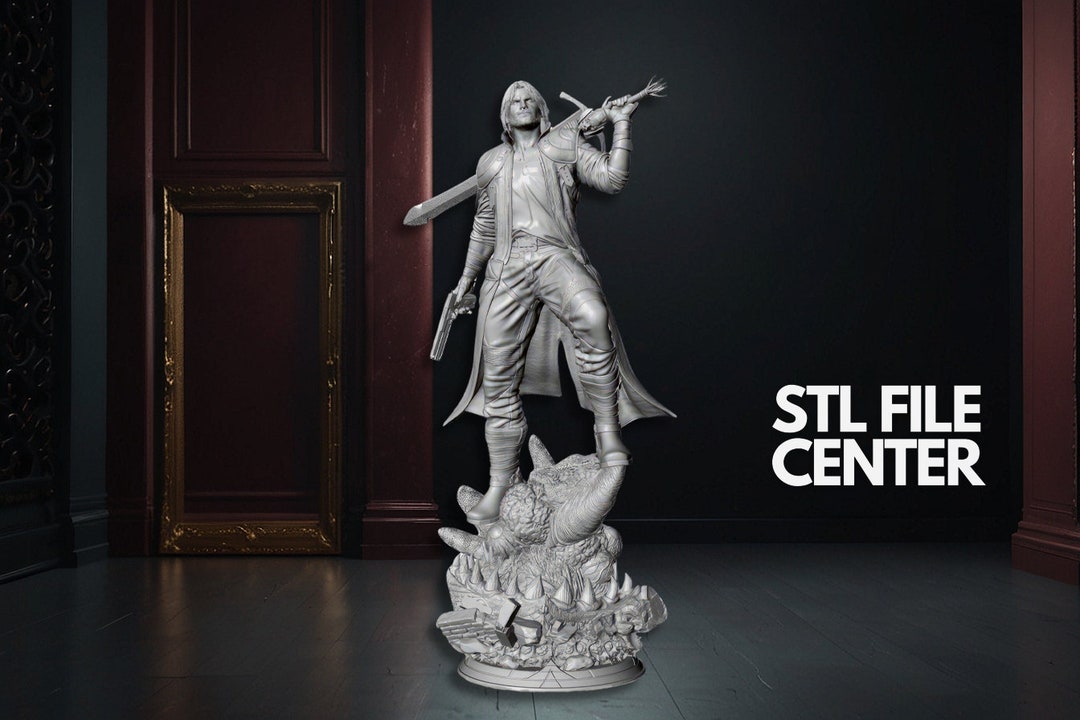 Dante Devil May Cry 3D STL Files High Quality 3D Printer STL File, 3D ...