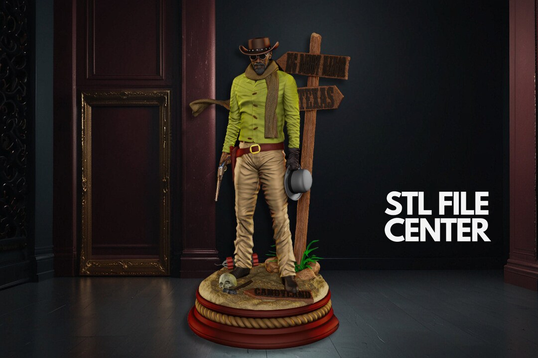 Django Unchained 3D STL Files High Quality 3D Printer STL File, 3D ...