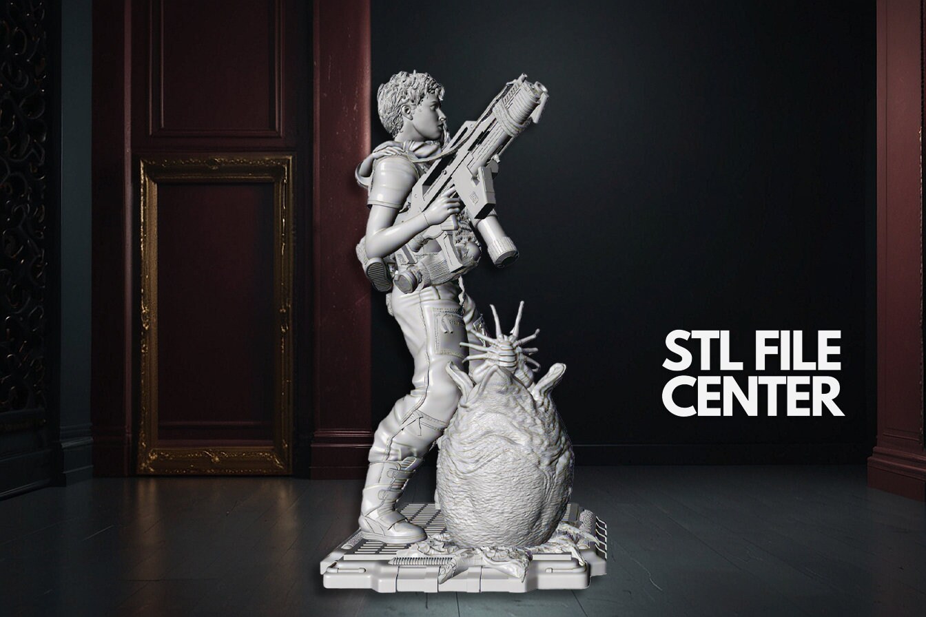Alien Ellen Ripley Newt 3D STL Files High Quality 3D Printer STL File ...