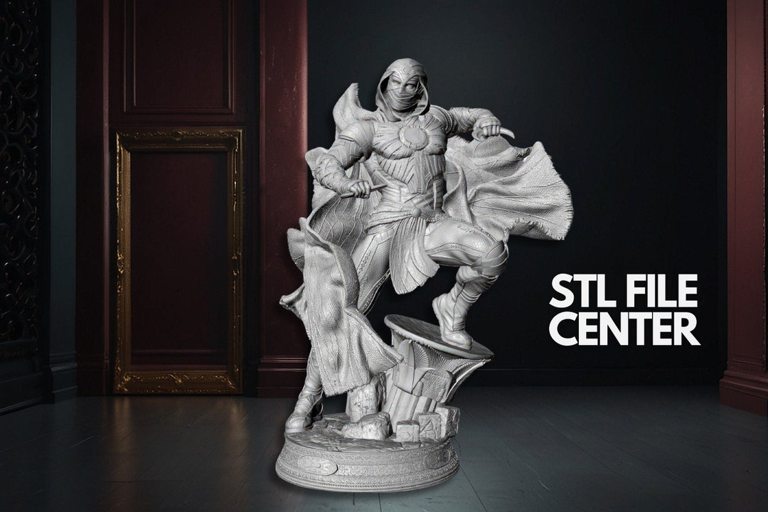 Moon Knight 3D STL Files High Quality 3D Printing Files 3D STL Model ...